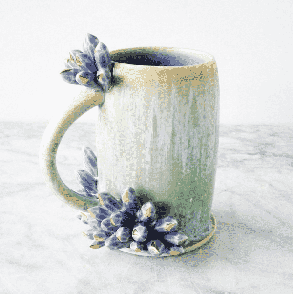 Katie Marks: Geometric Spacey Tie-dyed Lustres - The Ceramic School