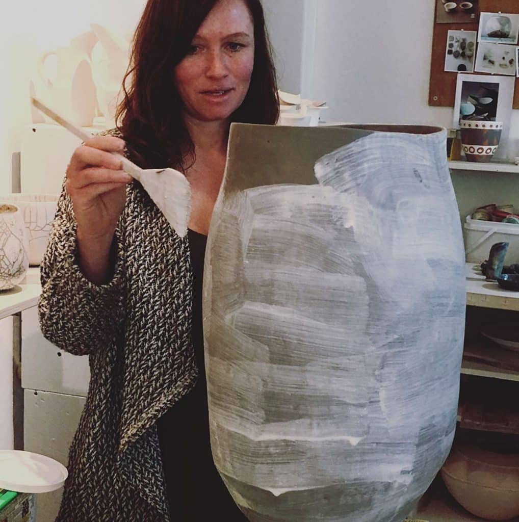 Eylene Clifford - Printing with Majolica - The Ceramic School