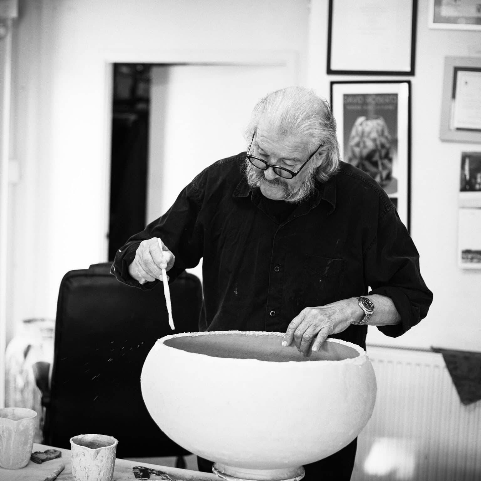 David Roberts - Painting with Smoke - The Ceramic School