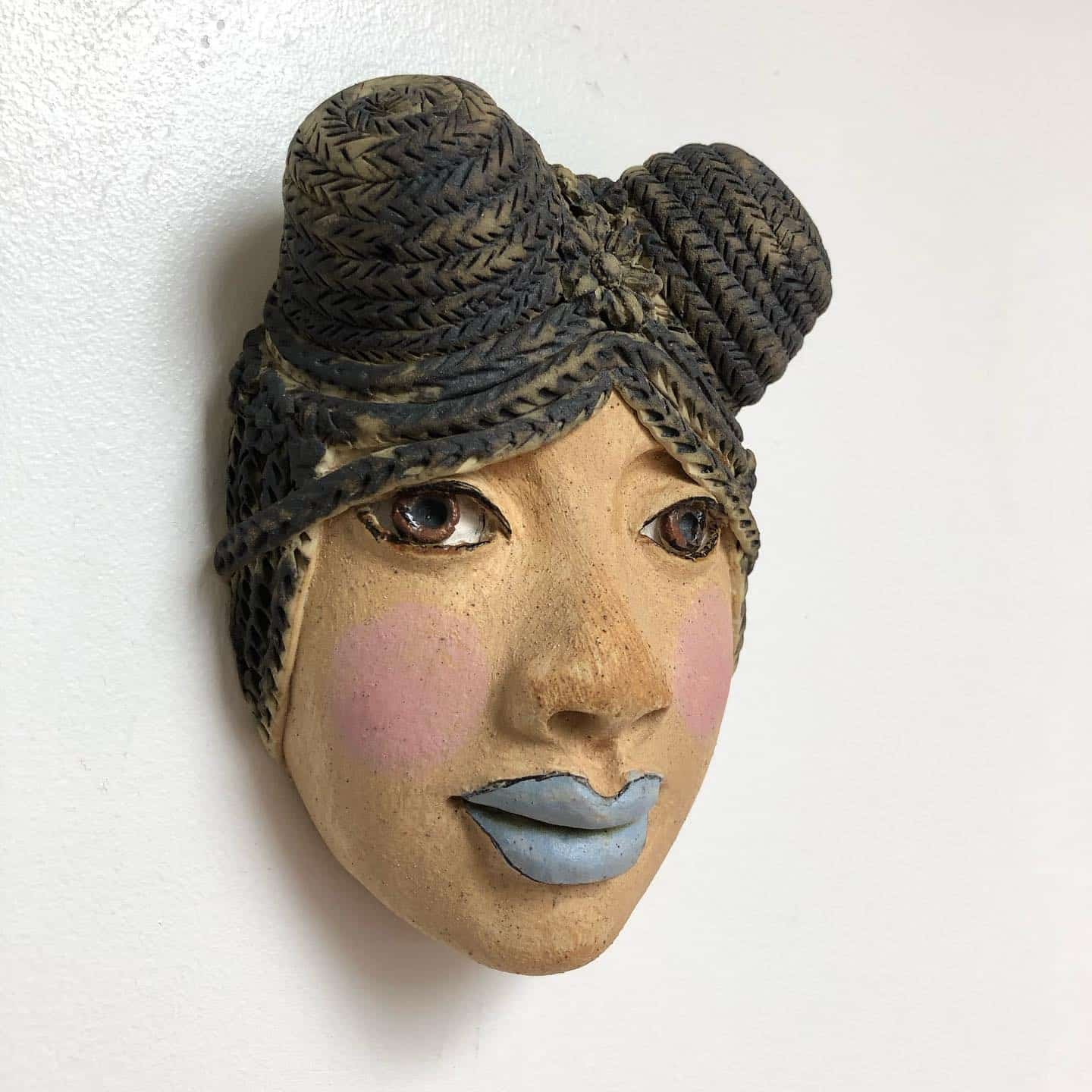 Jenny Chan - Handbuilt Wall Mask - The Ceramic School