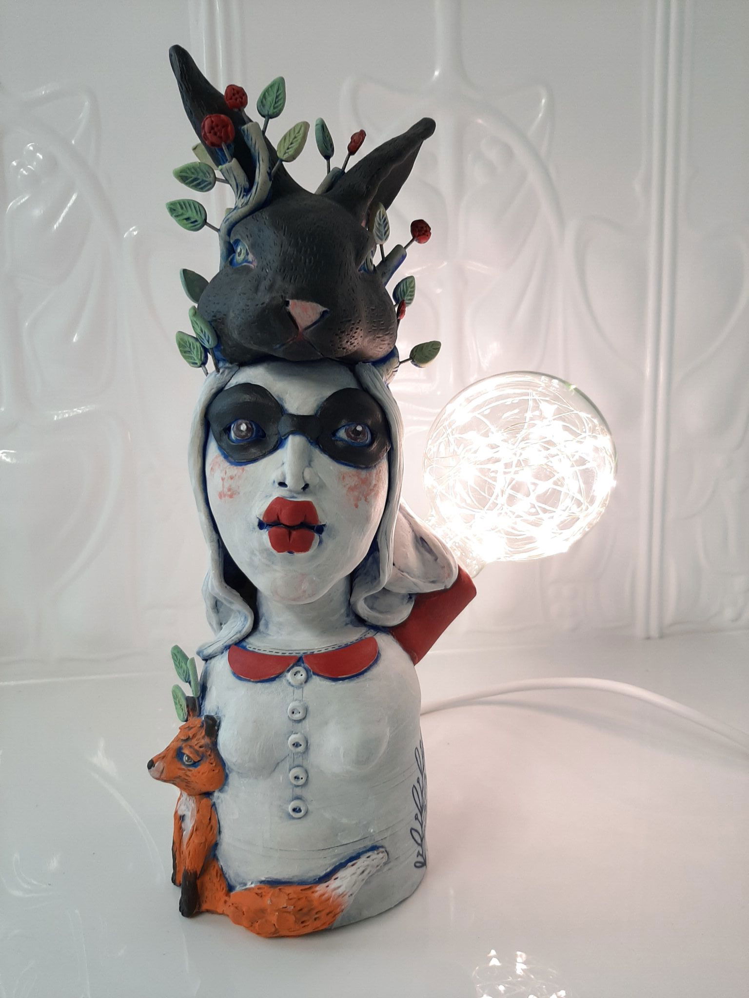 Janelle Peterson: How to hand-build a whimsical character lamp - The ...